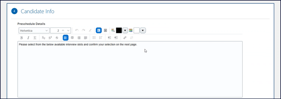 character limit - Candidate Info textbox — Cloud Customer Connect