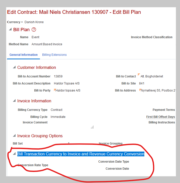 Update Contracts Using Visual Builder Fails Lov Overallriskcode — Cloud Customer Connect