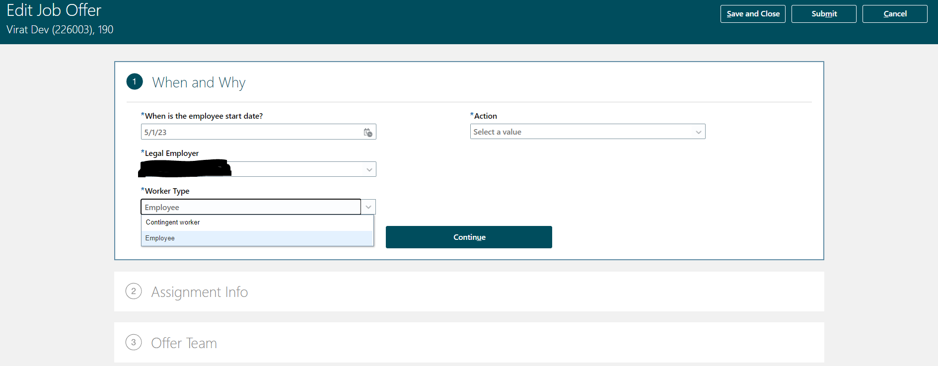 How to add new LOV to 'Worker Type' field on Create Job Offer page ...