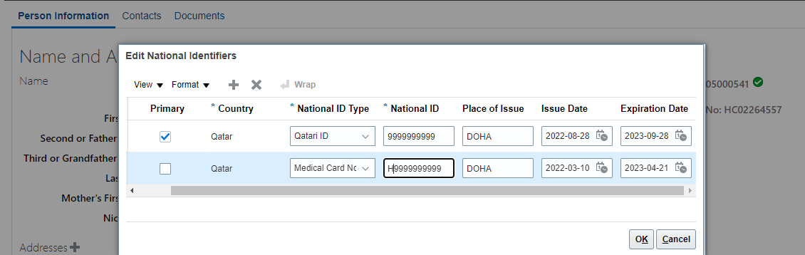 How To Create A Dff In National Identifier — Cloud Customer Connect