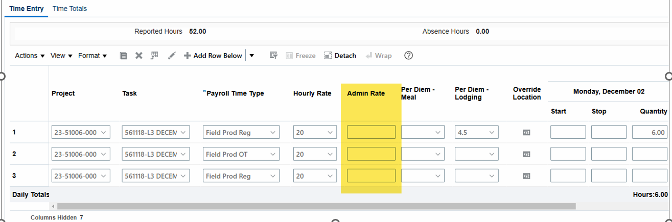 Custom Attribute Value Is Removed In Time Card But It Is Not Removed In 9381