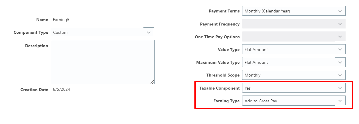 Tax not getting calculated correctly based on % of taxable earnings OR % of overall earnings ...