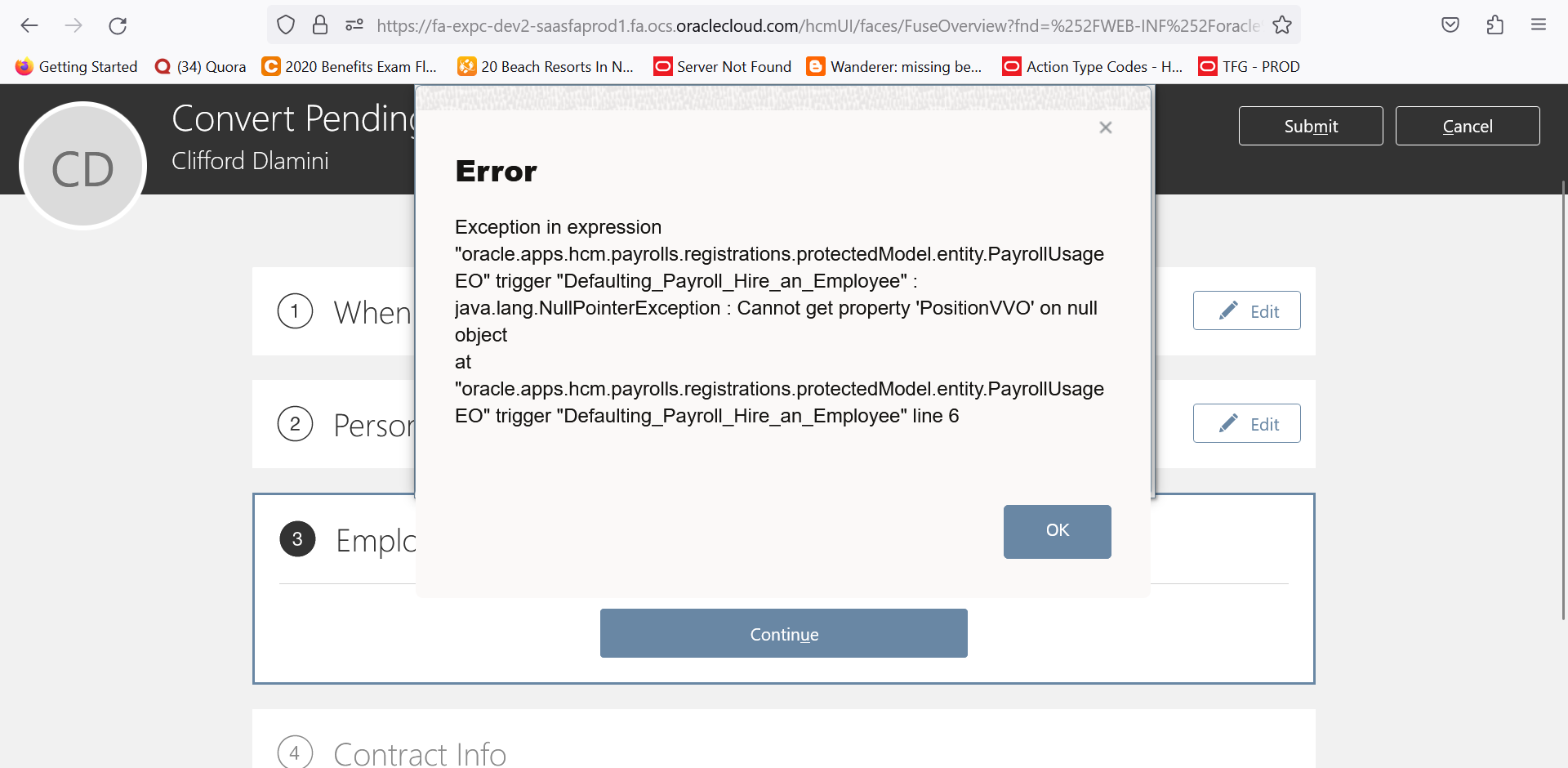 UC#3: Auto-complete rules - Default Payroll Details from Position/ Foschini Retail Group — Cloud ...