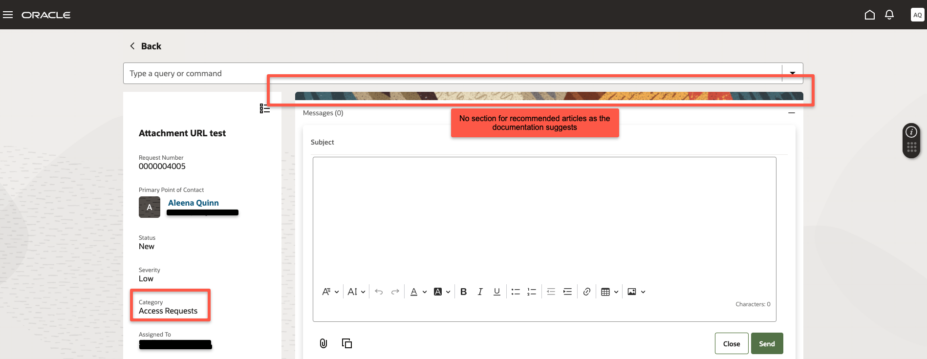 Why do recommended knowledge articles not show on the Redwood HR Help ...