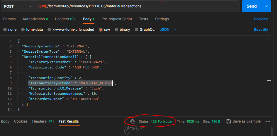Is it possible to return a Material back to Inventory when the Work Order is in a Closed State ...