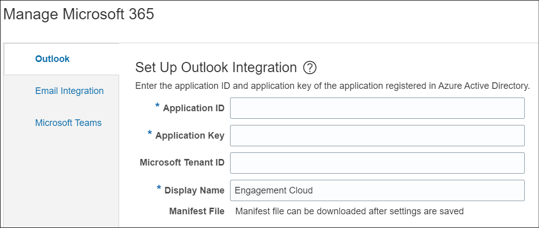 Microsoft Tenant ID in Office 365 integration — Cloud Customer Connect