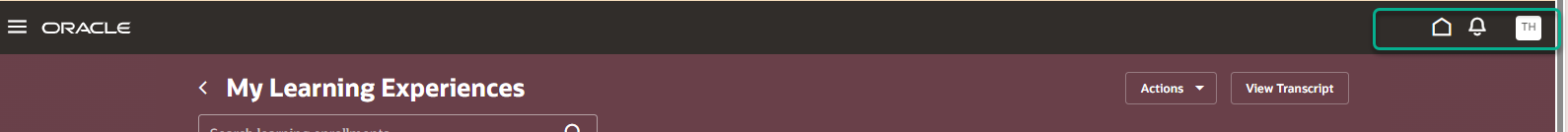 Redwood Ui For Learning Missing Home Buttons — Cloud Customer Connect