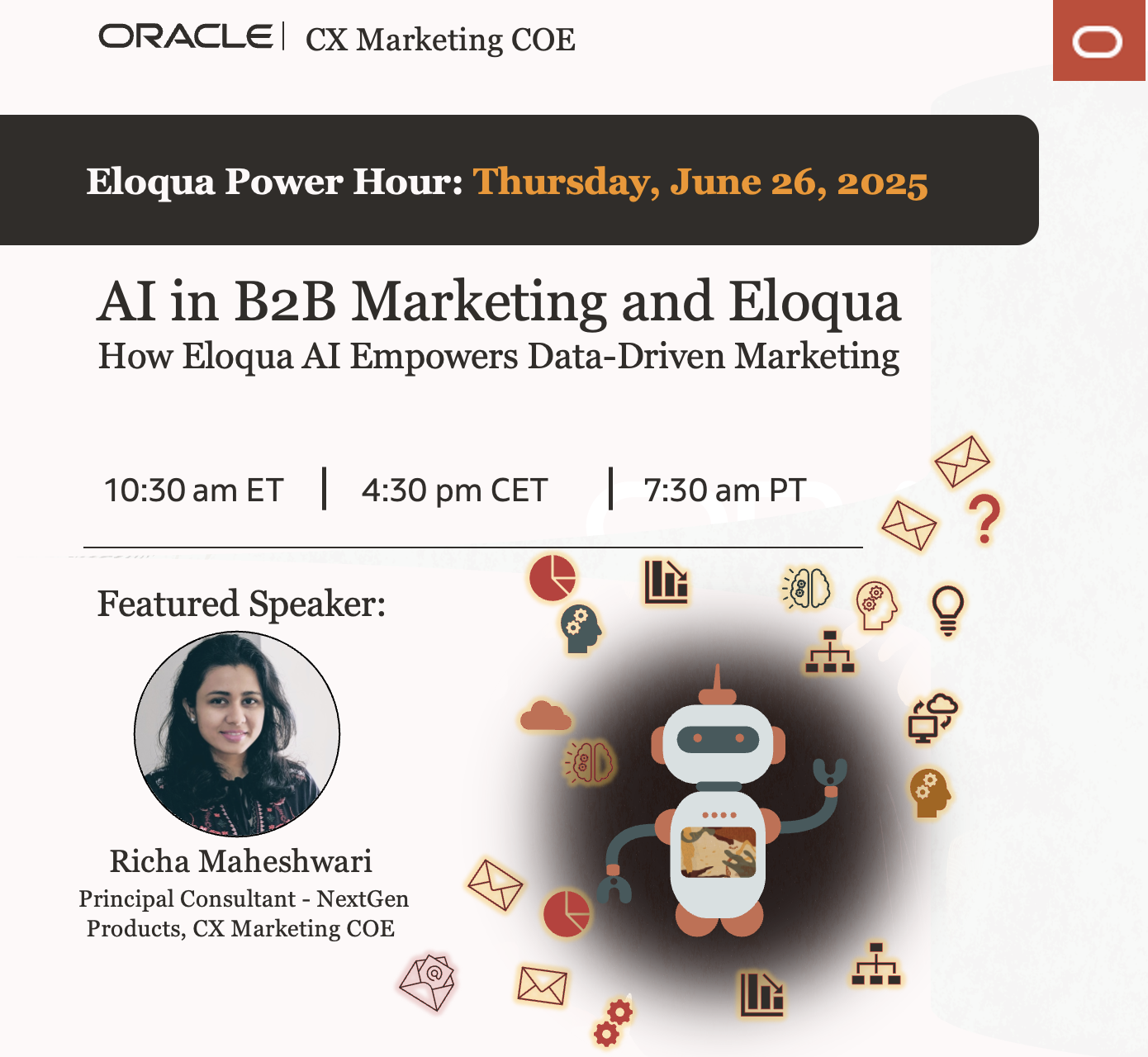 Power Hour Webinar: AI in B2B Marketing and Eloqua [July 2025] — Cloud Customer Connect