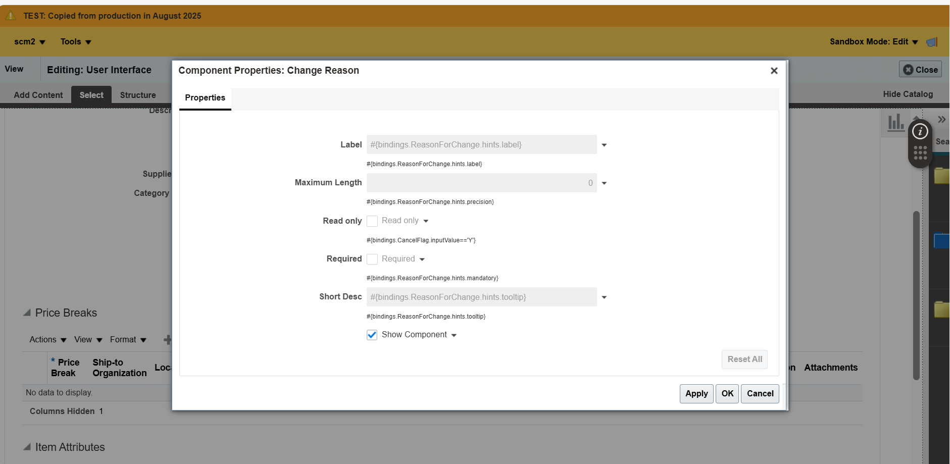 Unable to Require 'Change Reason' field on Agreement in Sandbox — Cloud ...