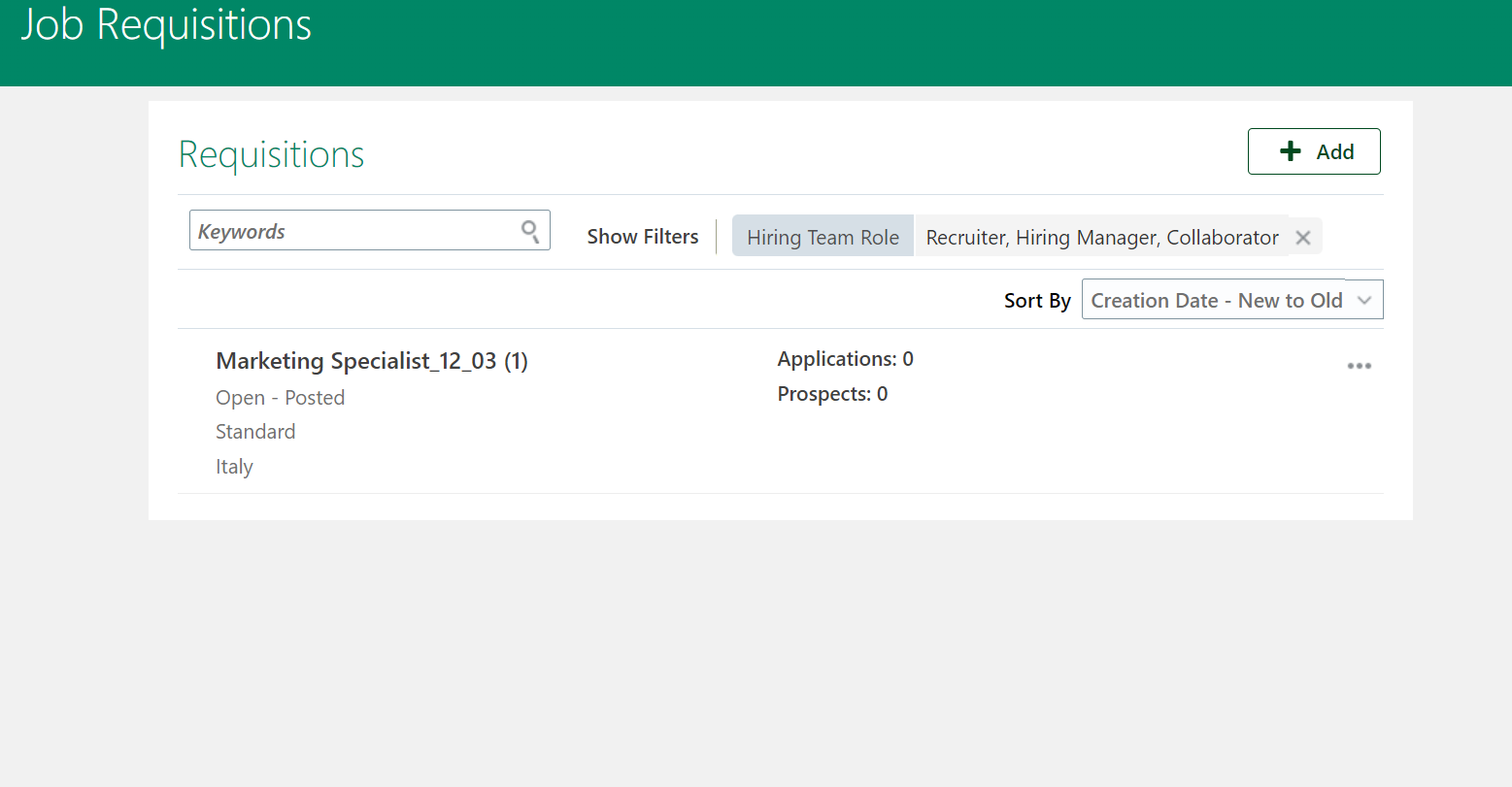 Candidate Not Visible In Job Requisition — Cloud Customer Connect