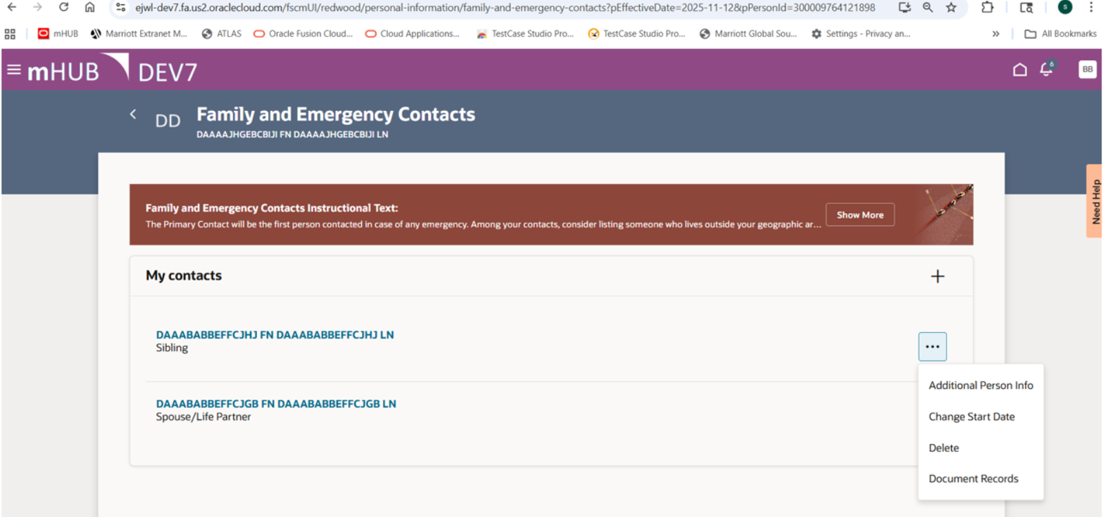 25D New Feature – Hide Additional Person Info in Family and Emergency ...