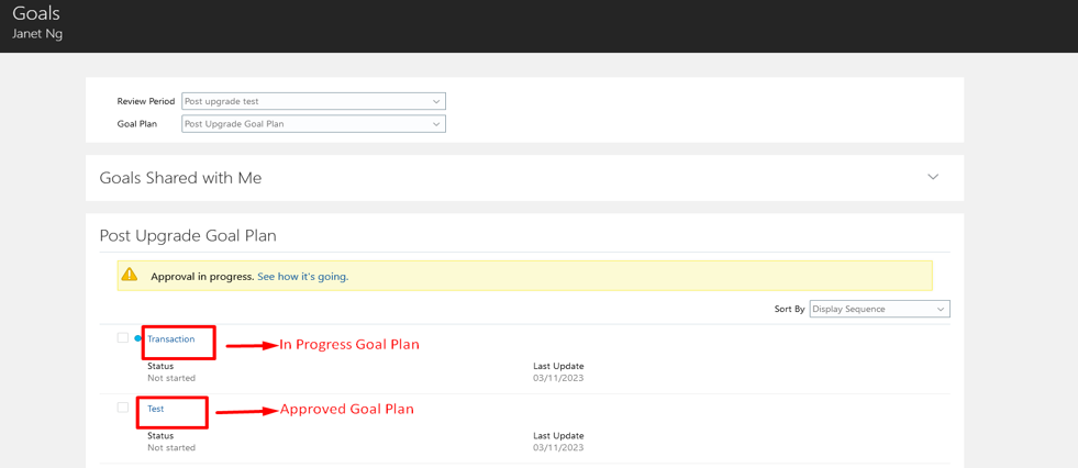 Issue in ‘Workforce Goals - Goal Status Overview Real Time’ subject ...