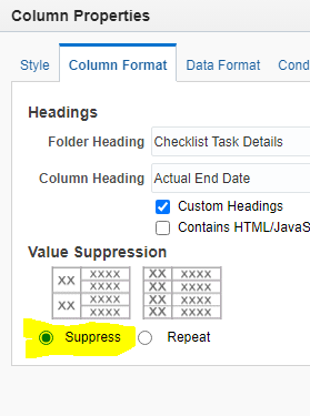 How to suppress aggregated column in order not to repeat its values for every rows — Cloud ...