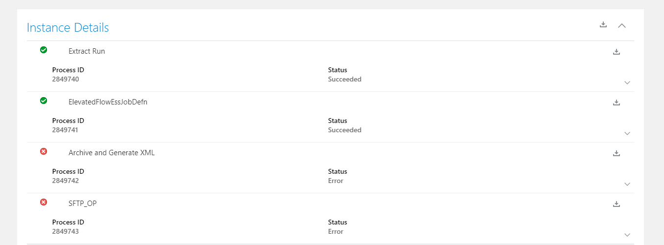 How To Get The Status Of Hcm Extract Ess Job Status In Details Using
