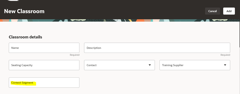 How To Hide The Context Segment Field In Redwood Page — Cloud Customer Connect
