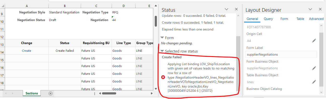 List Binding Error In Vbcs Excel Template For Negotiation Lines — Cloud