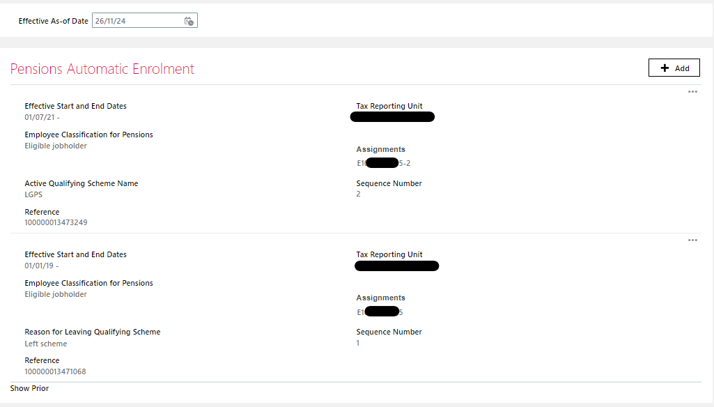 Otbi Analysis Payroll Calculation Cards Real Time Pae How Do I Show Each Linked 4826
