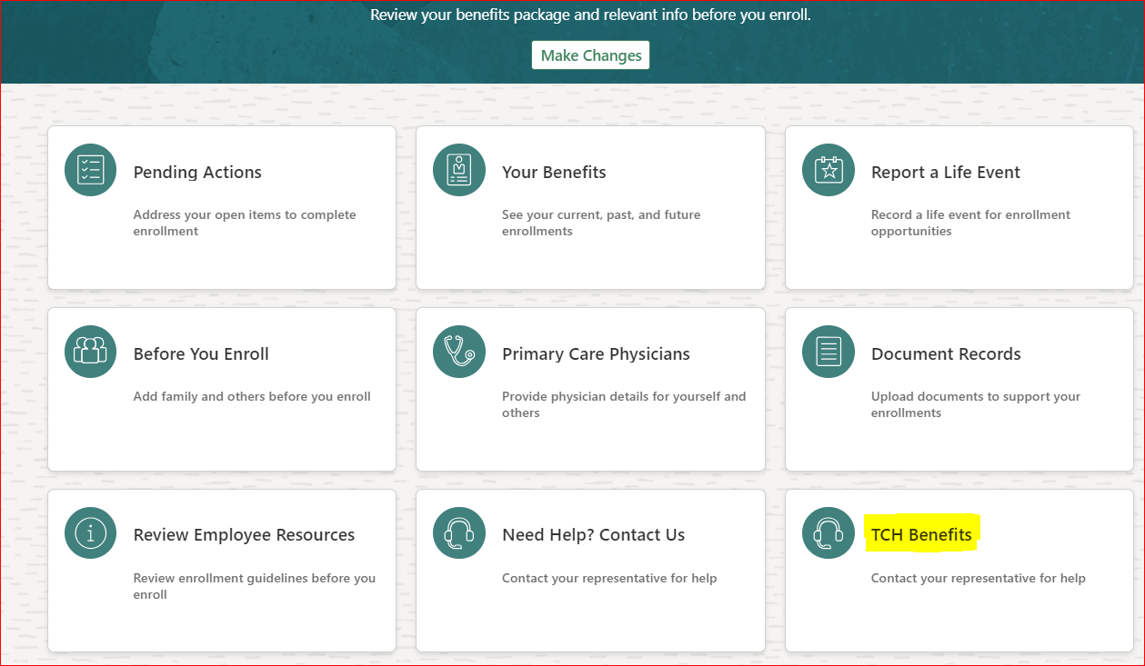 Create a Custom Tile in Employee Benefits Self Service Screen — Cloud ...