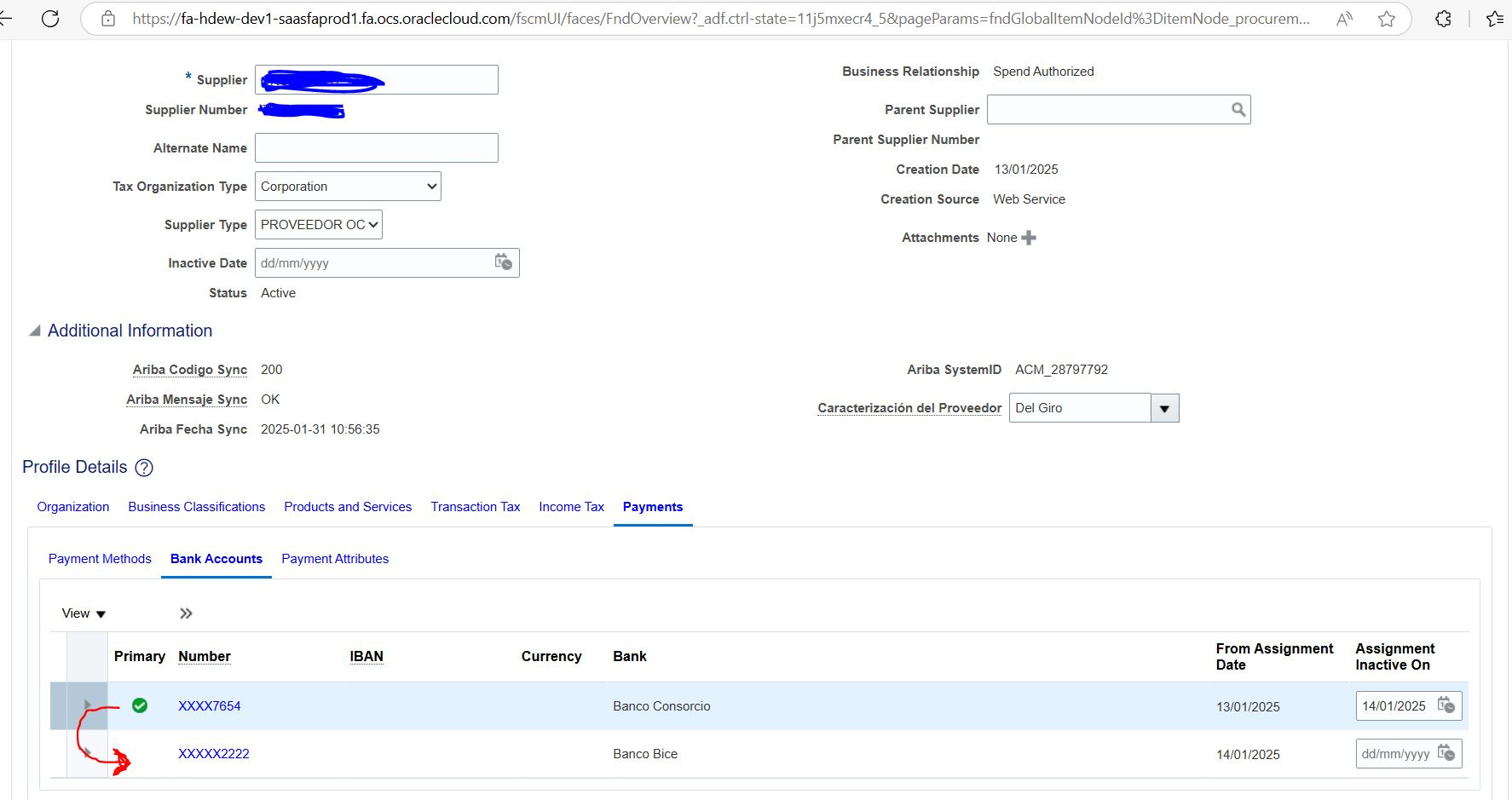 Issue With Setting Default Primary Bank Account For Suppliers In Oracle Erp Cloud — Cloud