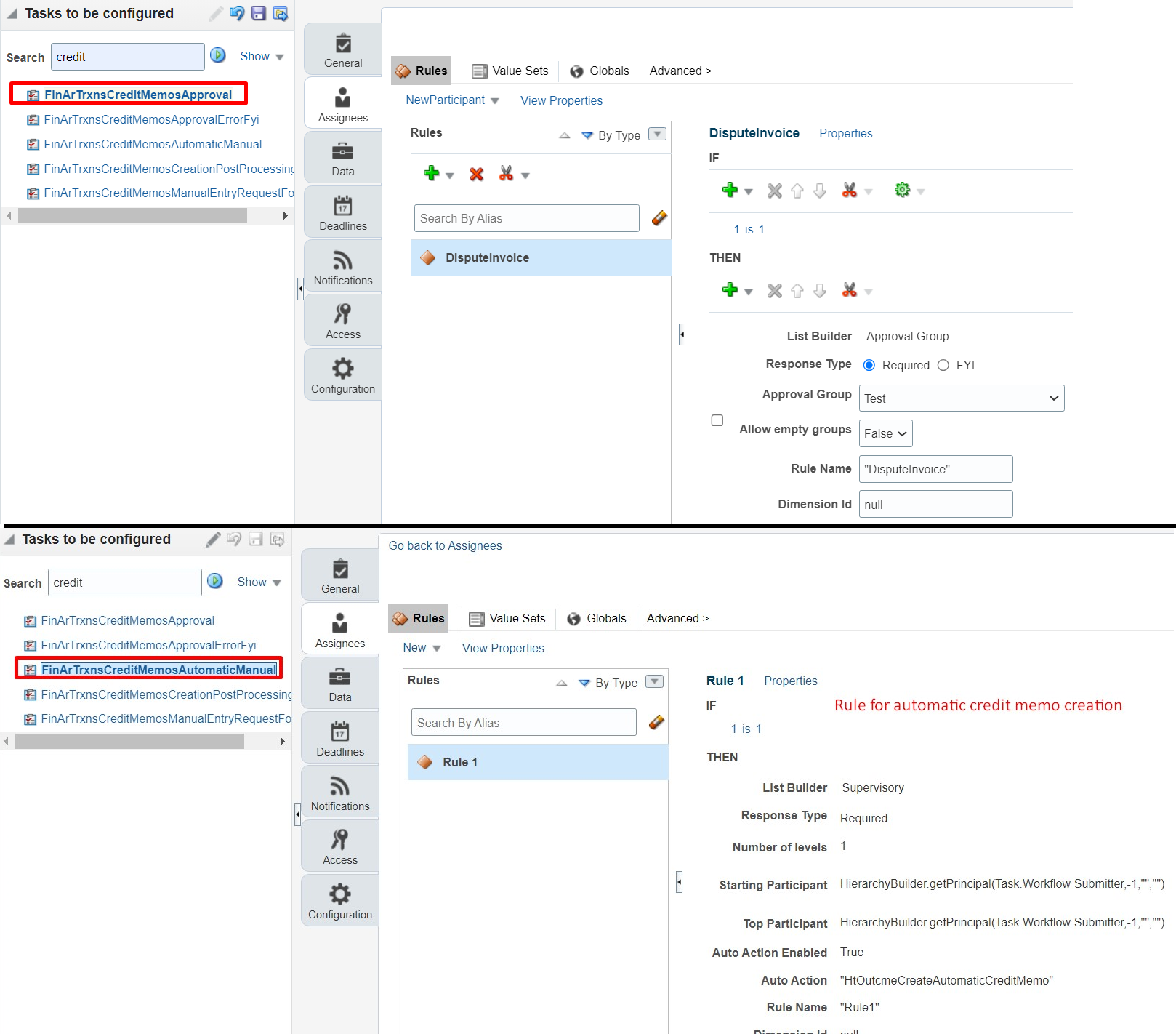 Automatic Credit memo creation after AR dispute approval. — Cloud ...