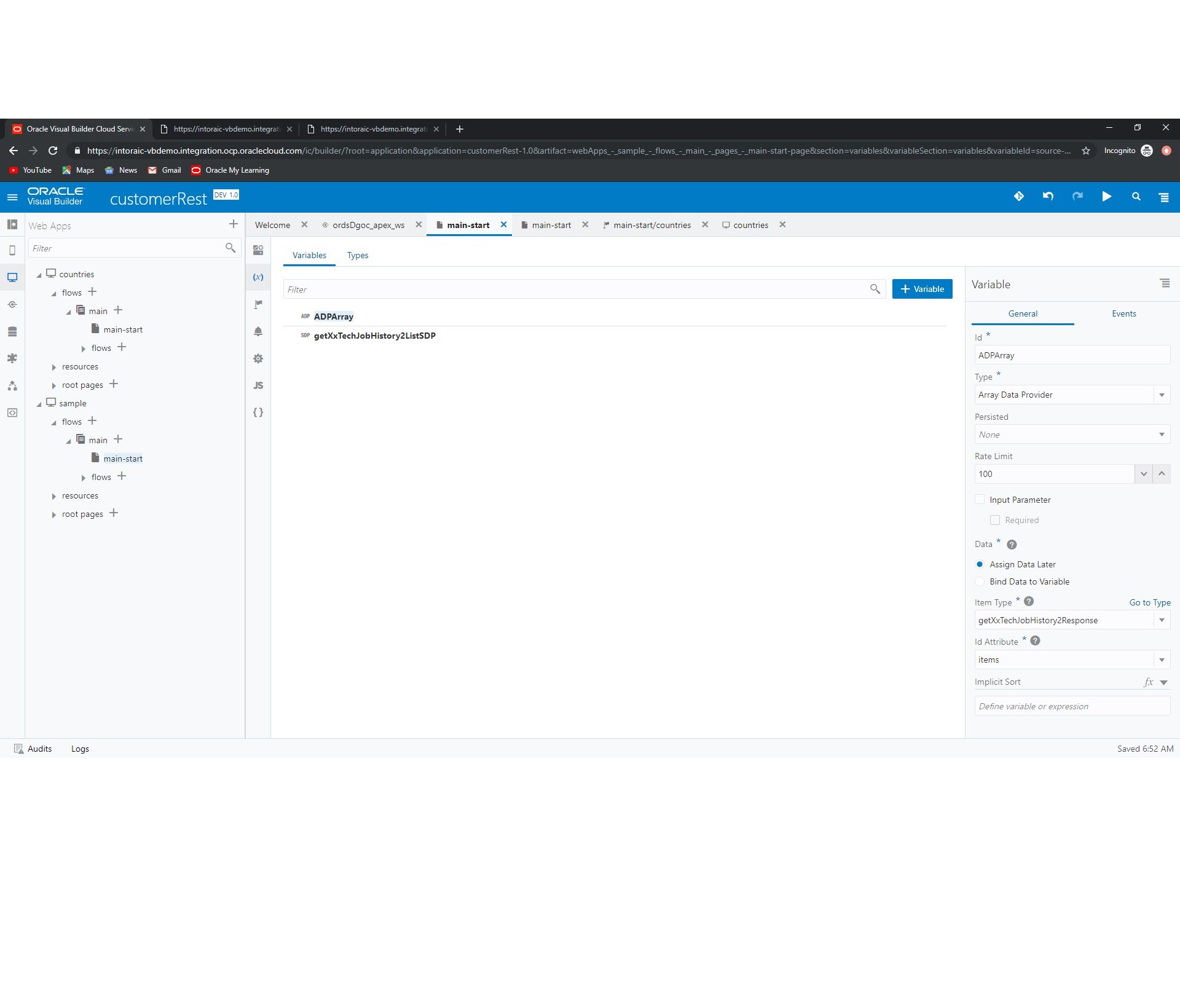How to Display data with ADP similar SDP — Cloud Customer Connect
