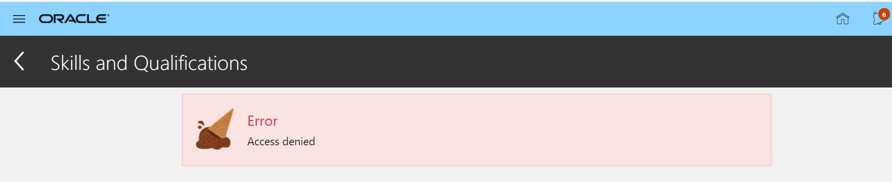 Access Denied Error on the Skills and Qualifications Page for ESS ...