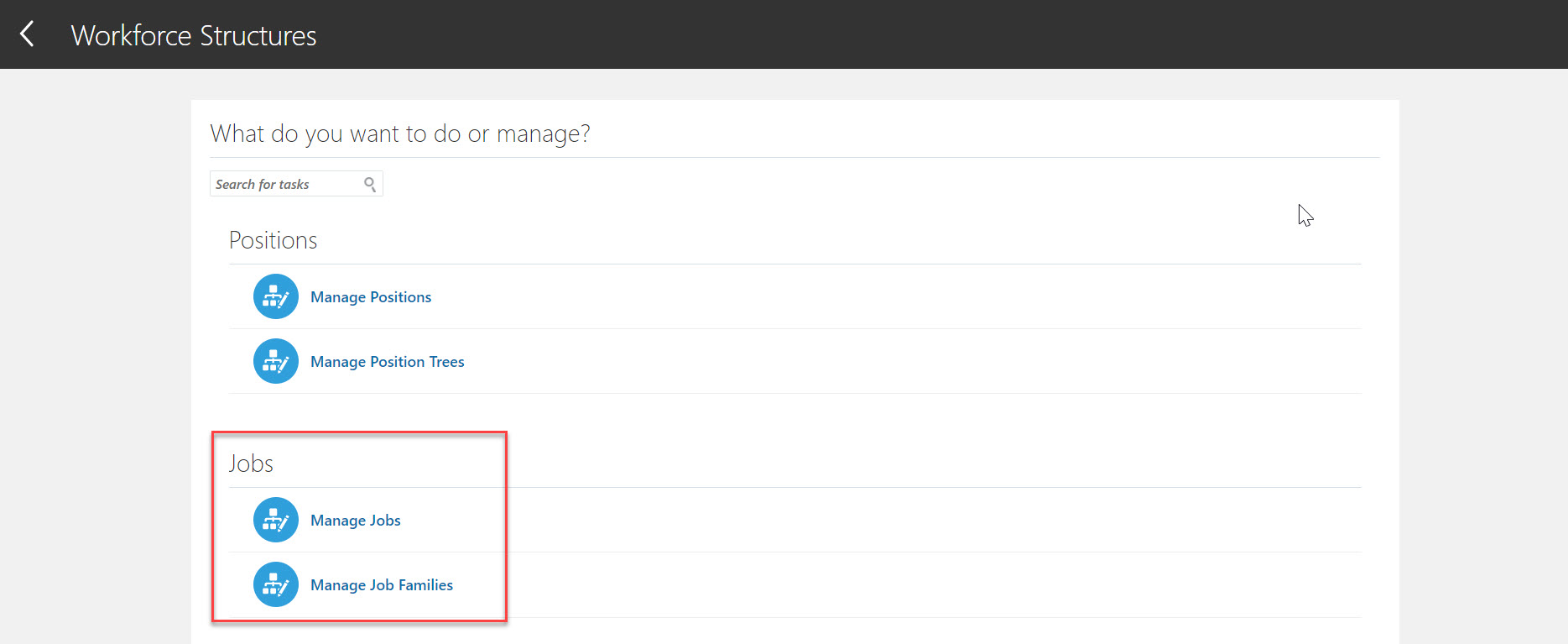 How to change the label from Jobs to Post in Workforce Structure ...