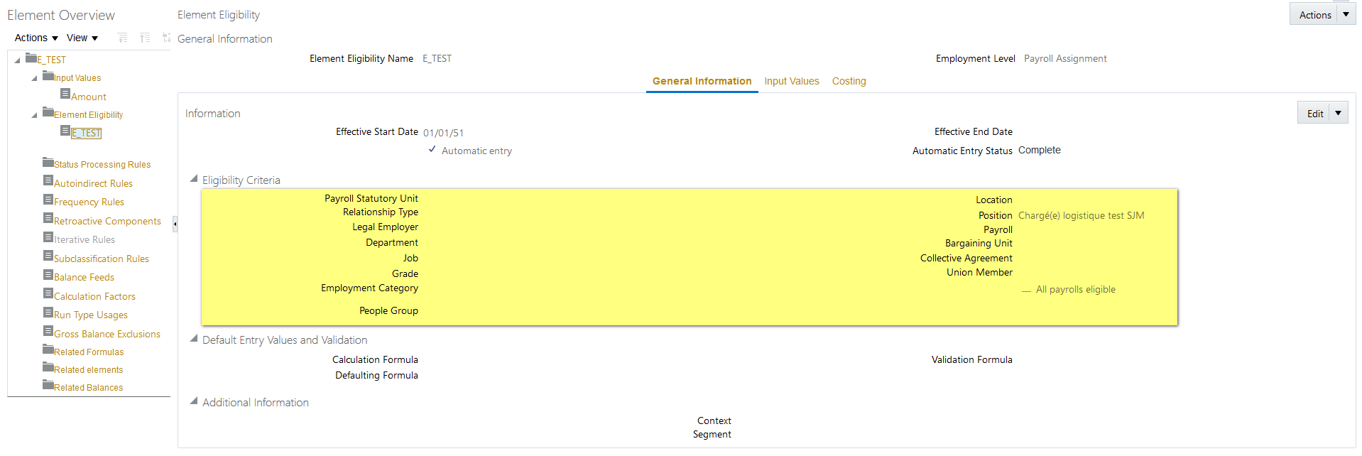 Element Entry - Fast Formula for the Eligibility Criteria — Cloud ...