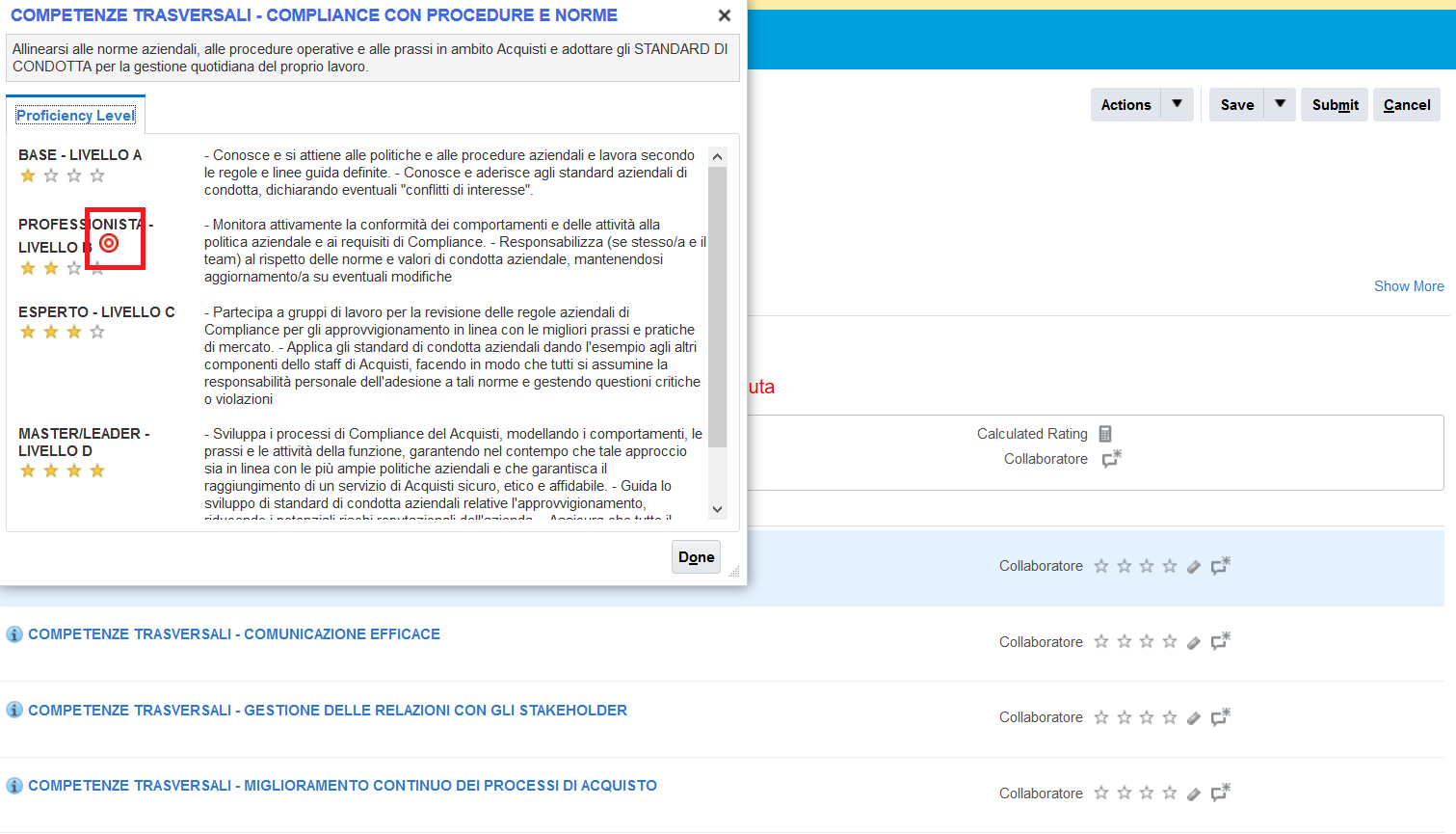 Hide "Target" icon in competency information popup for worker — Cloud ...
