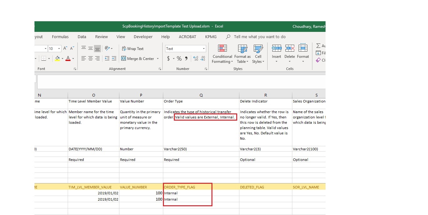 Significance of 'Order Type' in Bookings History Upload FBDI File ...