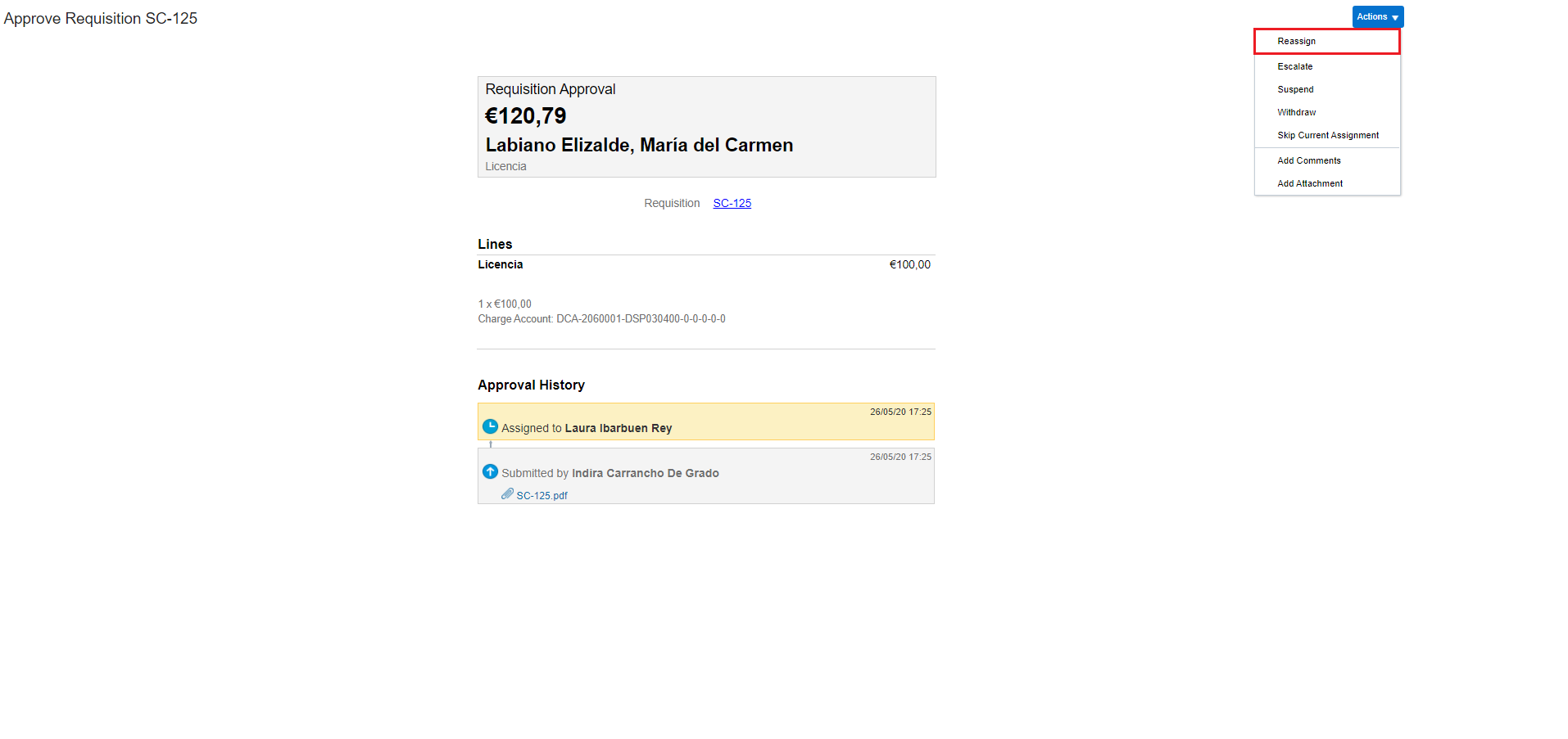 Which Role Privilege Allows To Reassign The Approval Action In A