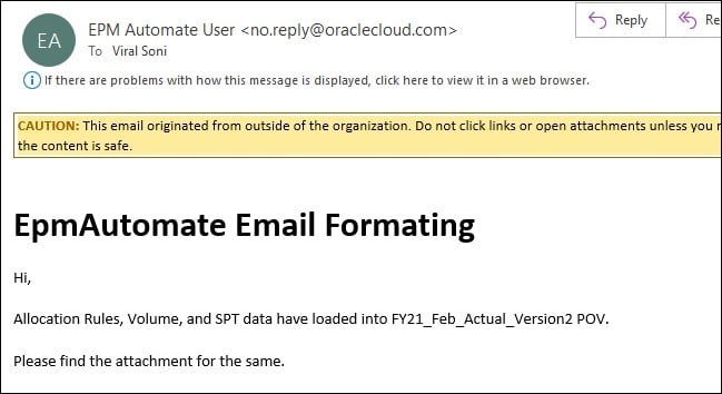 sendMail command using HTML codes! — Cloud Customer Connect