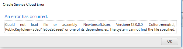 Error Could Not Load File Or Assembly Newtonsoft json Version 12 0 0 