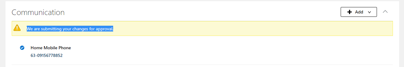 Is there a way to disable message 'We are submitting your changes for ...