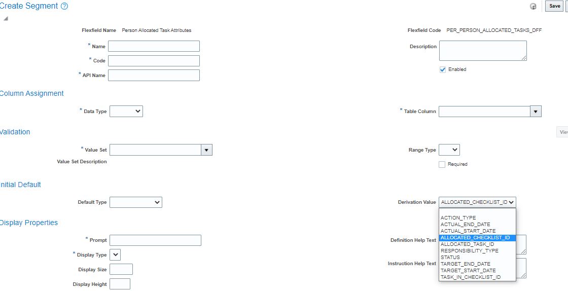 Performance Descriptive Flexfield Enable The Evaluation Id As A Flexfield Parameter — Cloud