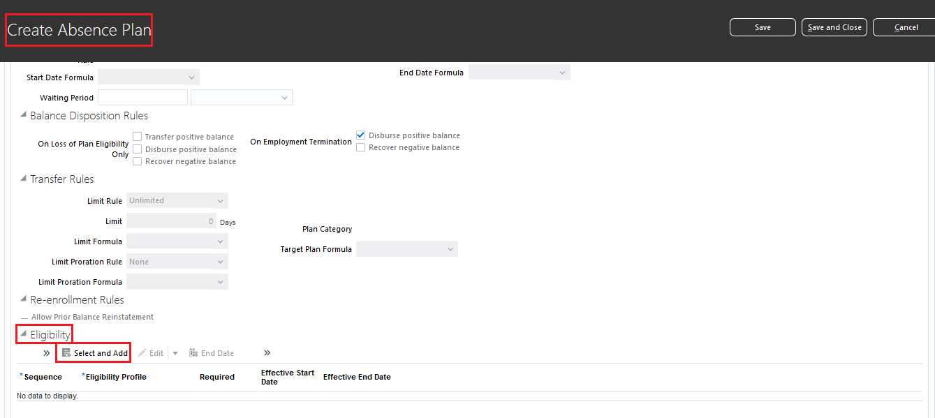 Absence Management > How to create Absence Plans respectively for ...