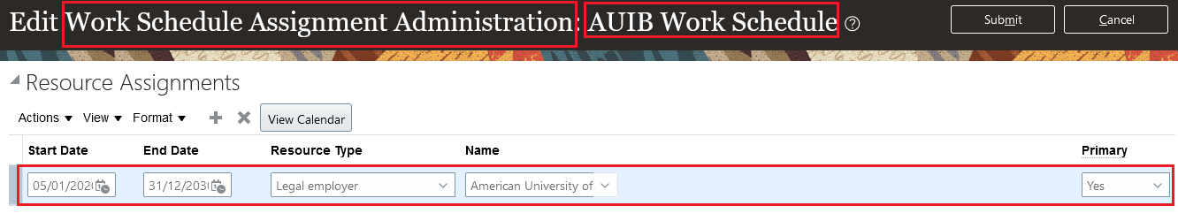 Otbi Ability To Get The Work Schedule Assigned To Employee In Report — Cloud Customer Connect