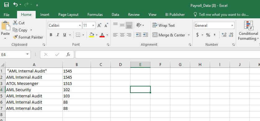 Issue with export data component , header text does not appear on the ...