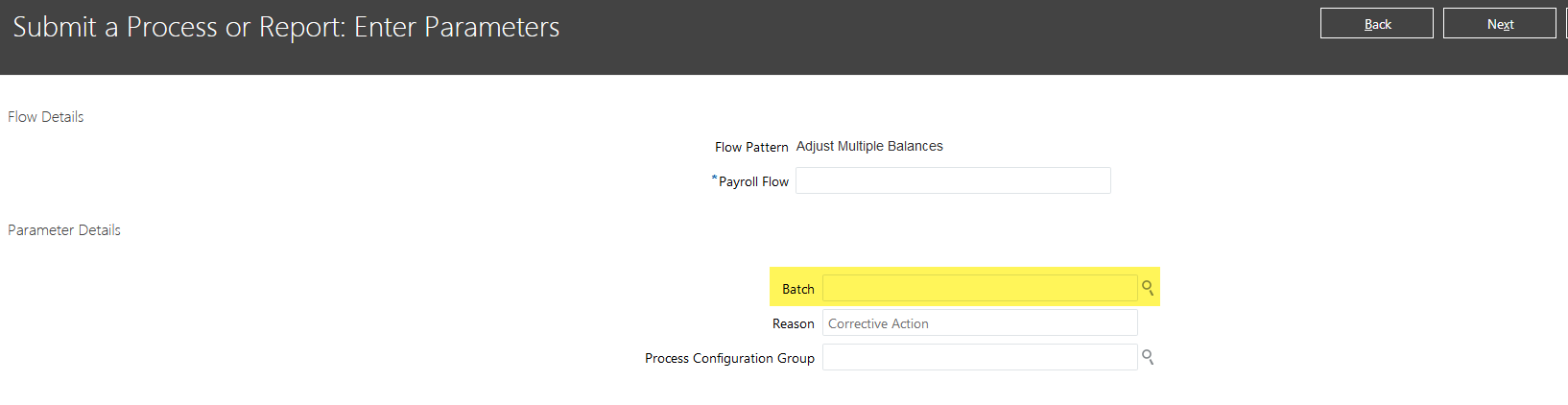 What is the table name which stores the Balance batch name for Adjust multiple balance process ...