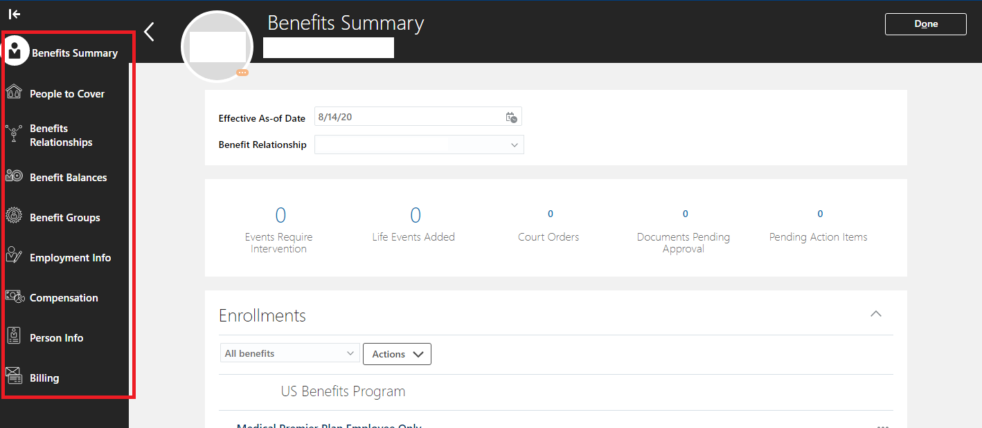 Adding Personal Information Tab to Benefits Admin Screen — Cloud ...