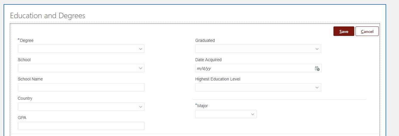 El Expression To Hide Profile Field Based On Lov Selection — Cloud Customer Connect