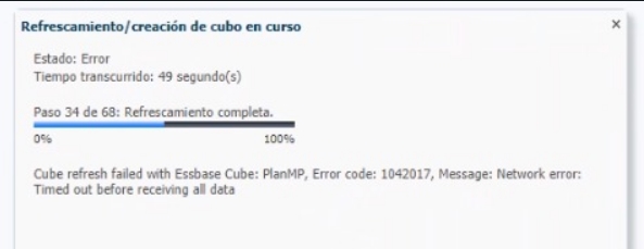 Unable To Refresh Database Message Network Error Timed Out Before Receiving All Data — Cloud