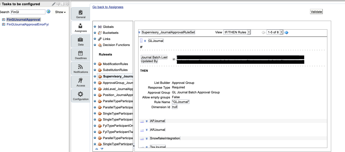 Is there a way to print the GL Approval Workflow other than ...