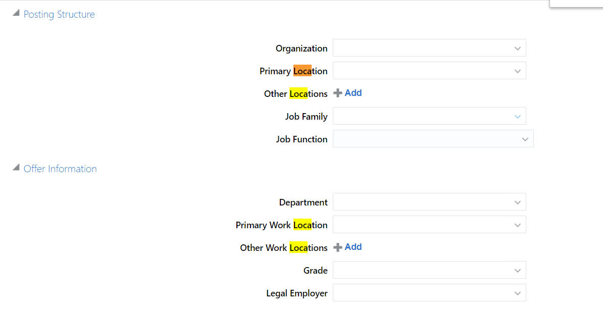Question about Career Site login , Upload Job Requisition and Candidate , Post Location and Work ...