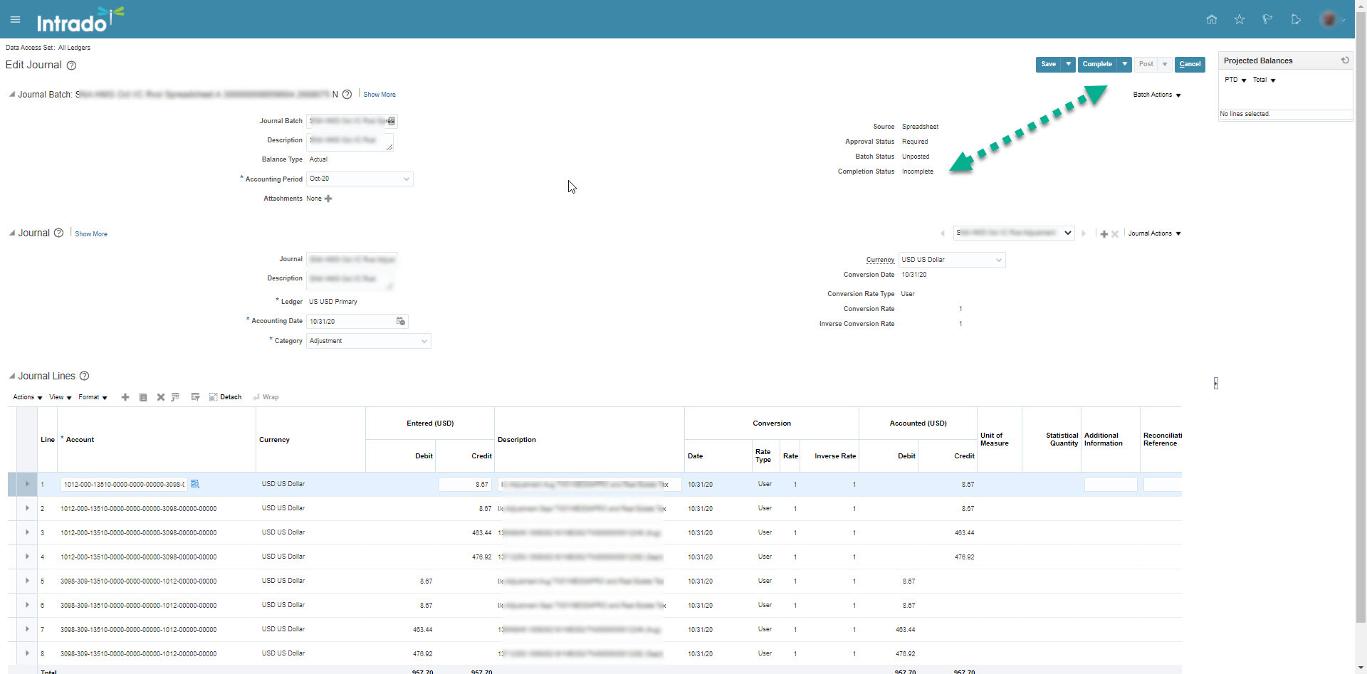 Spreadsheet source is in incomplete status. What is the purpose of the ...