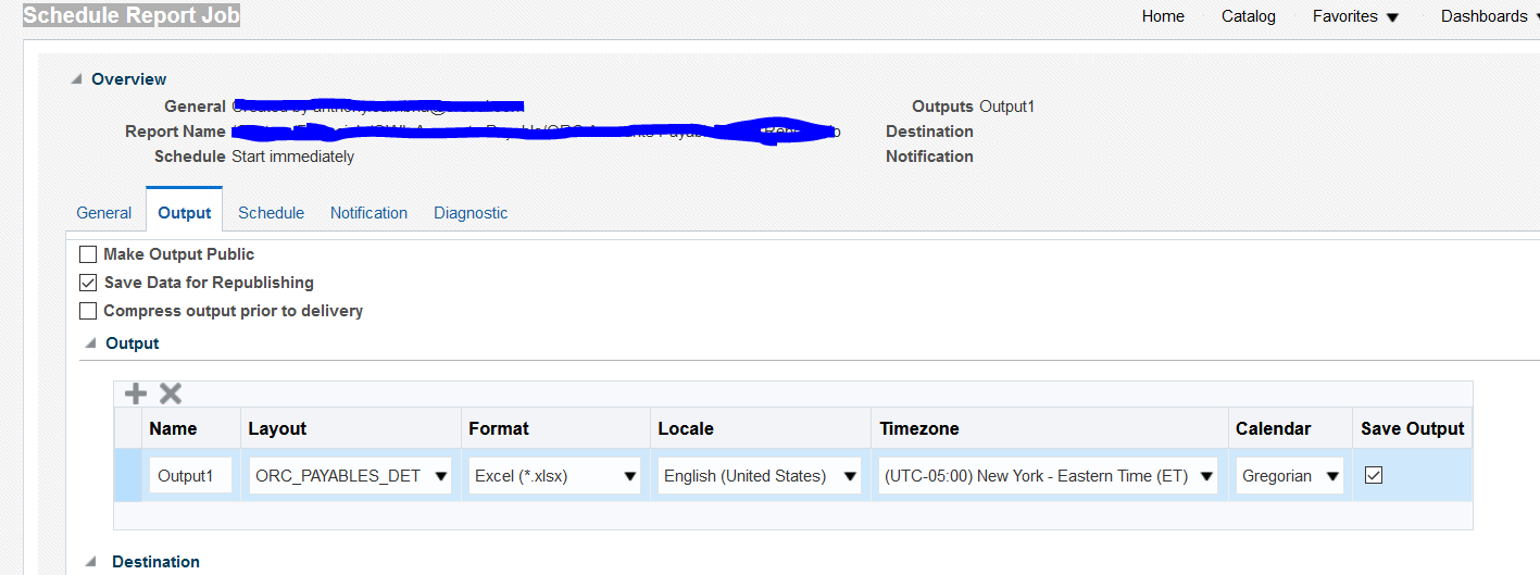 Can A Bi Report Be Scheduled To Email An Excel Attachement Using Schedule Report Job — Cloud
