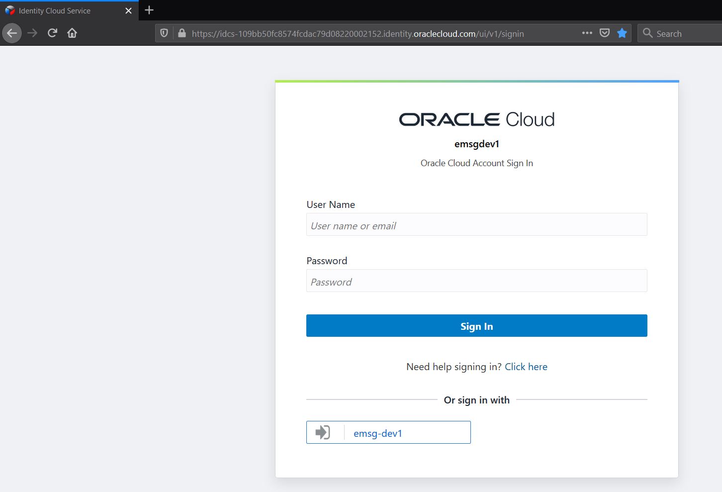 Set fusion login page as default sign in page for DCS application ...
