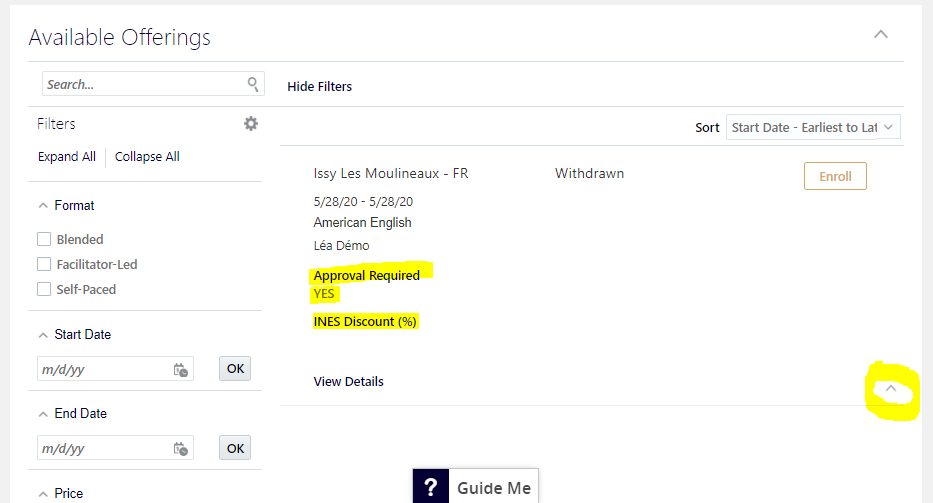 Set dropdown arrow sign expanded by default — Cloud Customer Connect