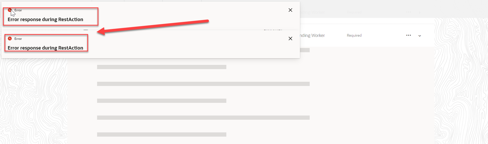 Journeys Error Response During Restaction — Cloud Customer Connect