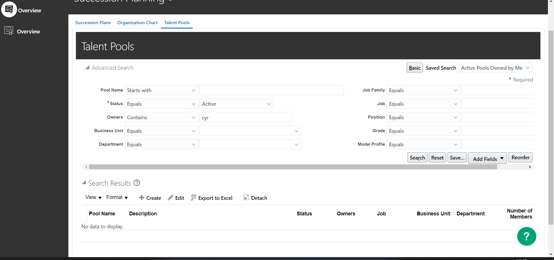 With the the new super user for talent pool I'M unable to see all ...